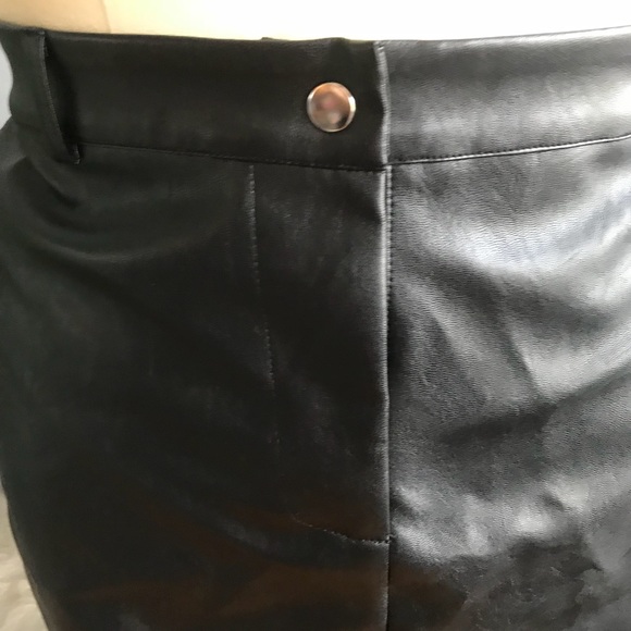 Missguided | Skirts | Plus Size Missguided Vegan Leather Mini Skirt ...